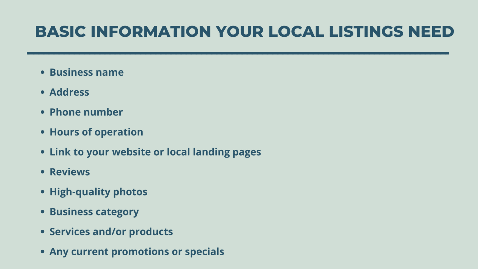 The Only Local SEO Checklist You'll Ever Need